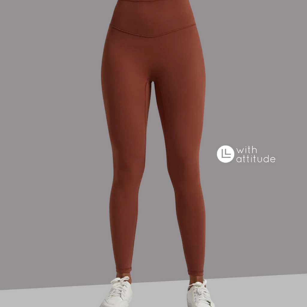 Second Skin Leggings - Rust – With Attitude Activewear