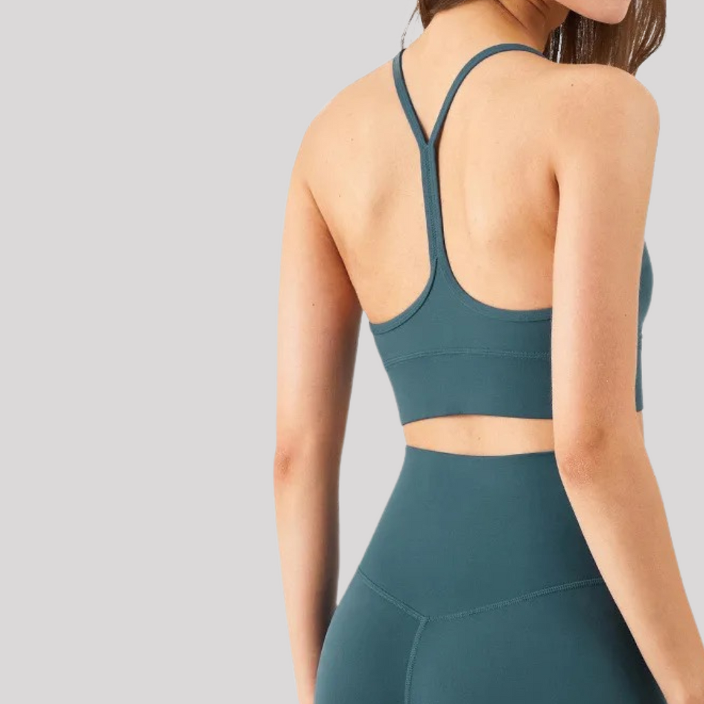 Iconic Sports Bra - Dark Teal – With Attitude Activewear