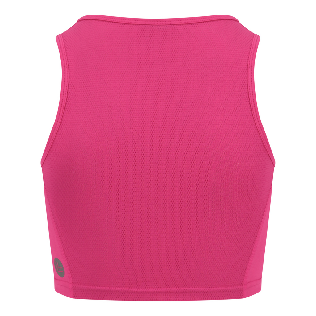 Power Cropped Tank - Pink – With Attitude Activewear