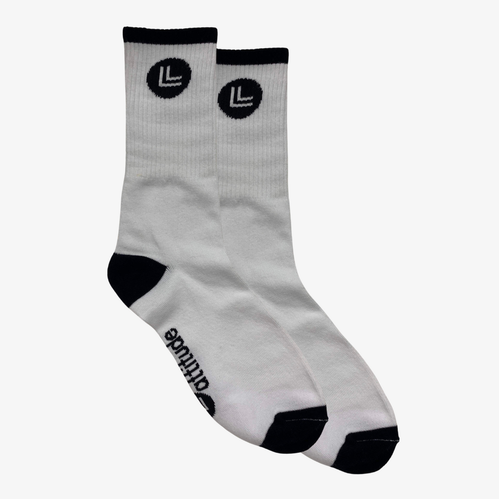 Iconic Sock - White – With Attitude Activewear